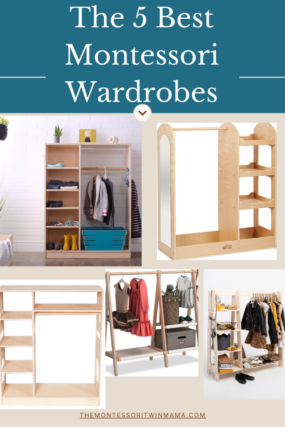 How to Make a Montessori Wardrobe for Children - The Montessori Twin Mama