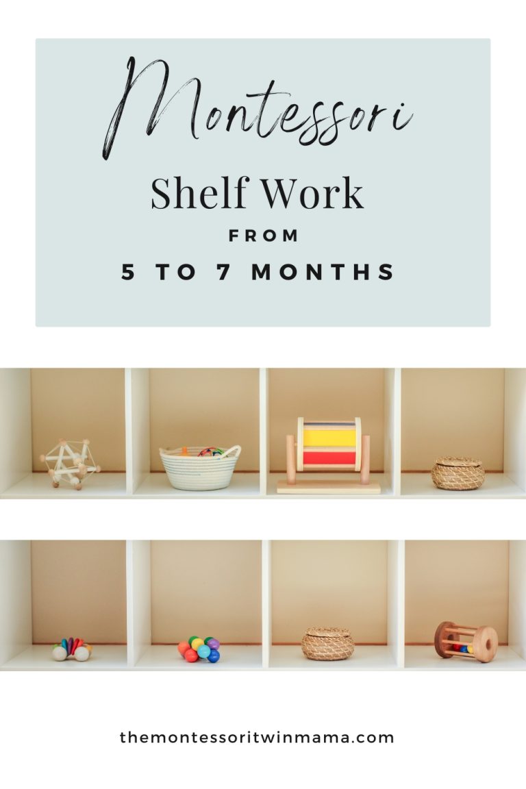Beautiful Montessori Shelf Work from 5 to 7 Months - The Montessori ...