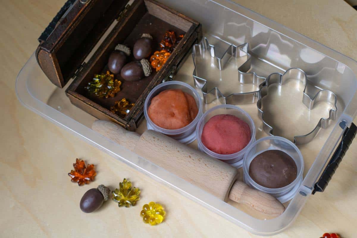 Simple Homemade Fall-Scented Playdough Recipes - The Montessori Twin Mama